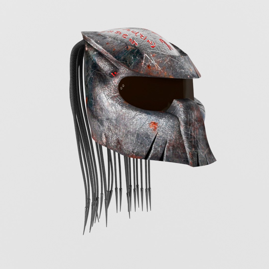 Racing Predator Helmet 3d Model
