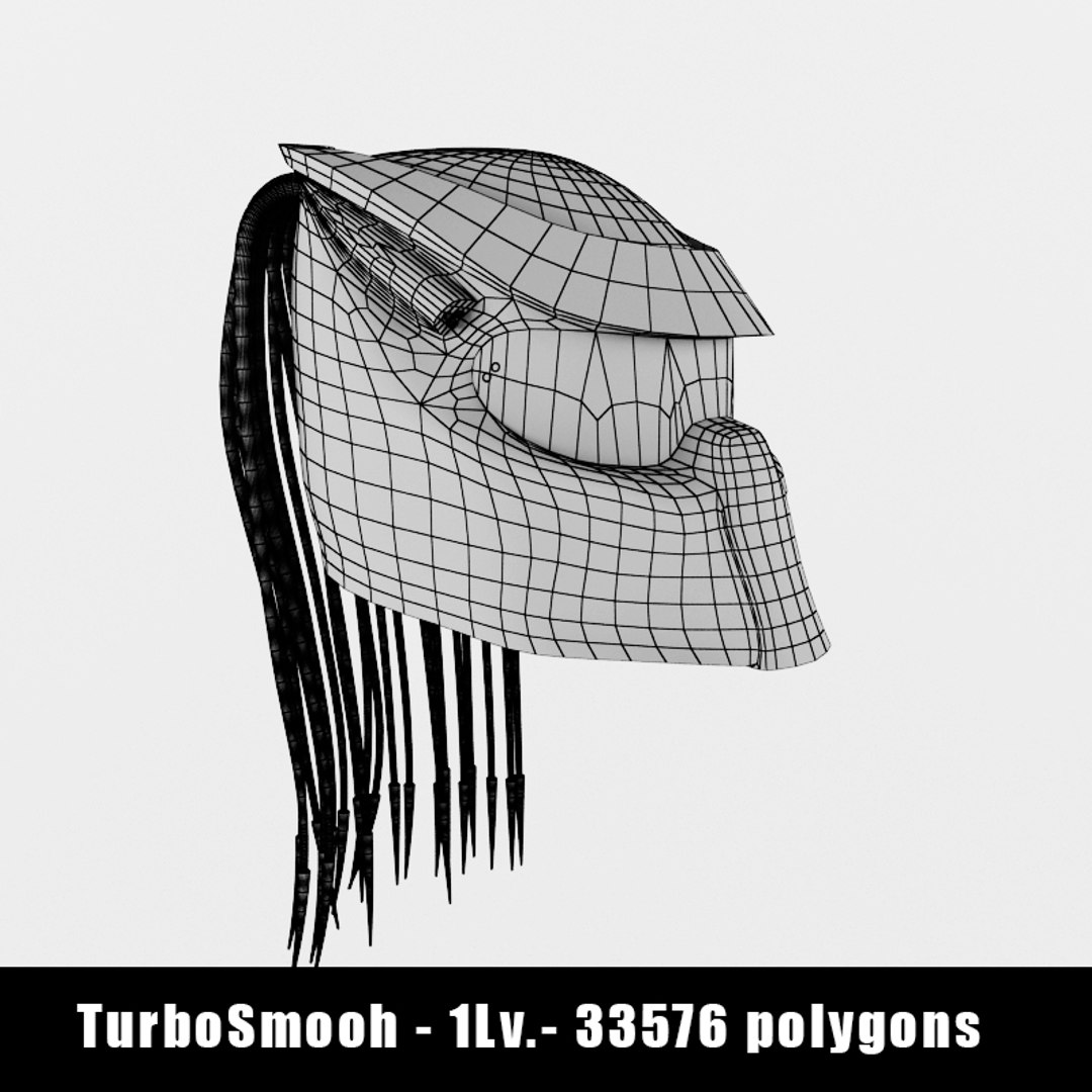 Racing Predator Helmet 3d Model