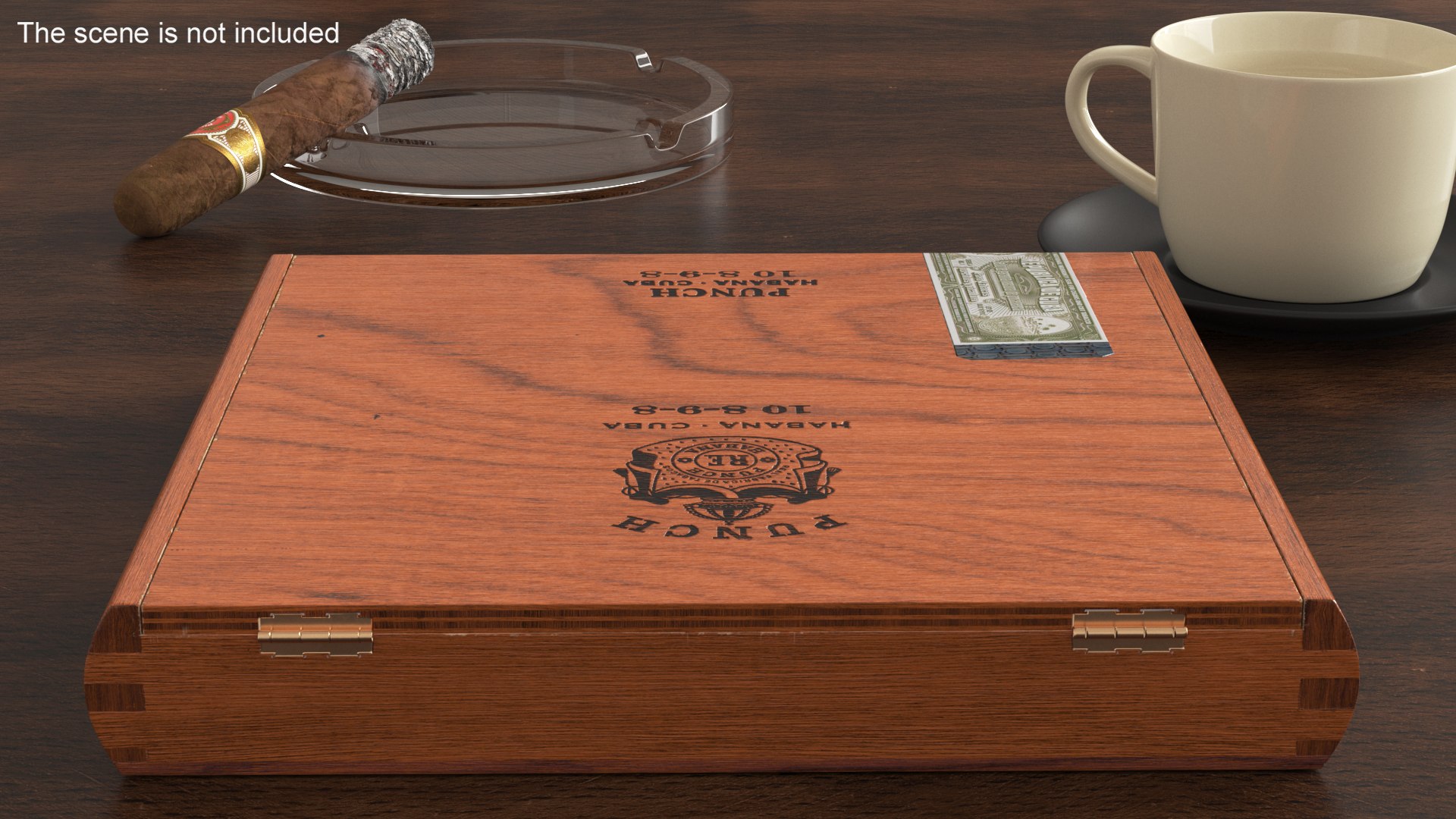 Box Of Cuban Cigars Punch Double 3D Model - TurboSquid 2274290