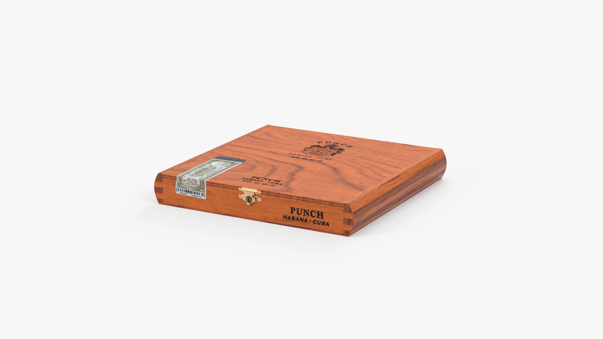 Box Of Cuban Cigars Punch Double 3D Model - TurboSquid 2274290