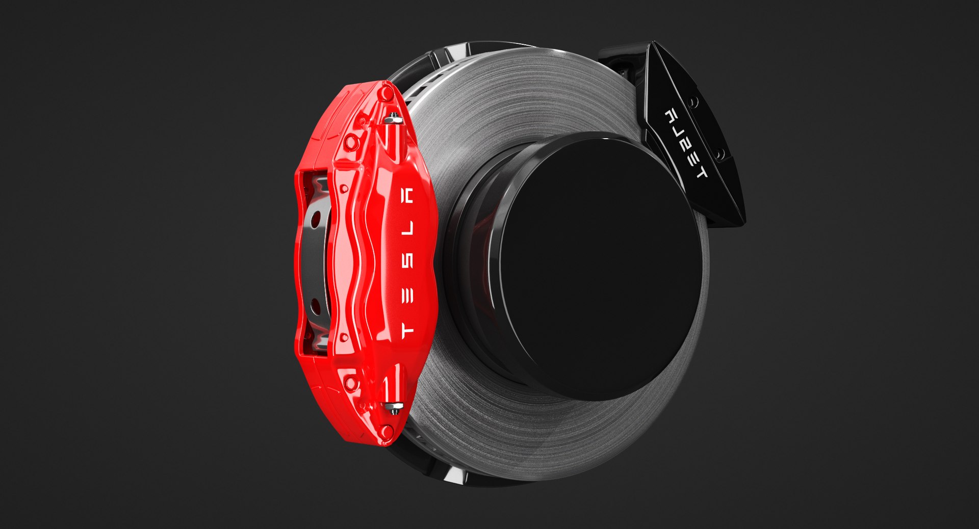 3D Model Brakes Tesla Car - TurboSquid 1553941