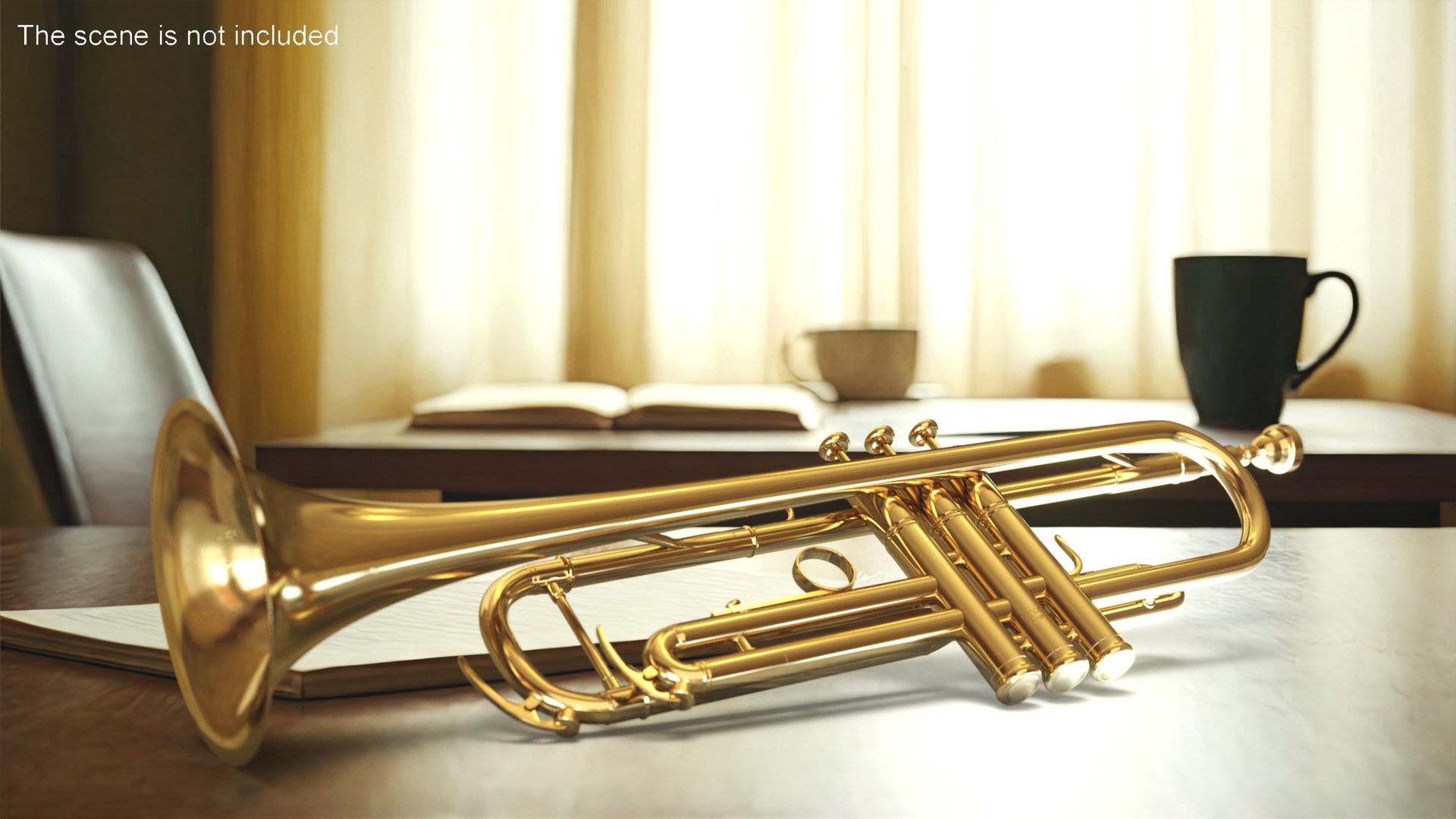 Classic Trumpet Instrument 3D - TurboSquid 2279313