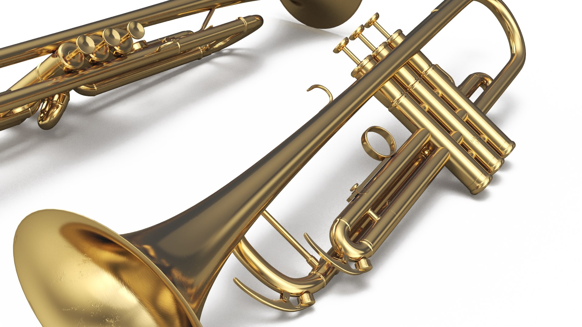 Classic Trumpet Instrument 3D - TurboSquid 2279313