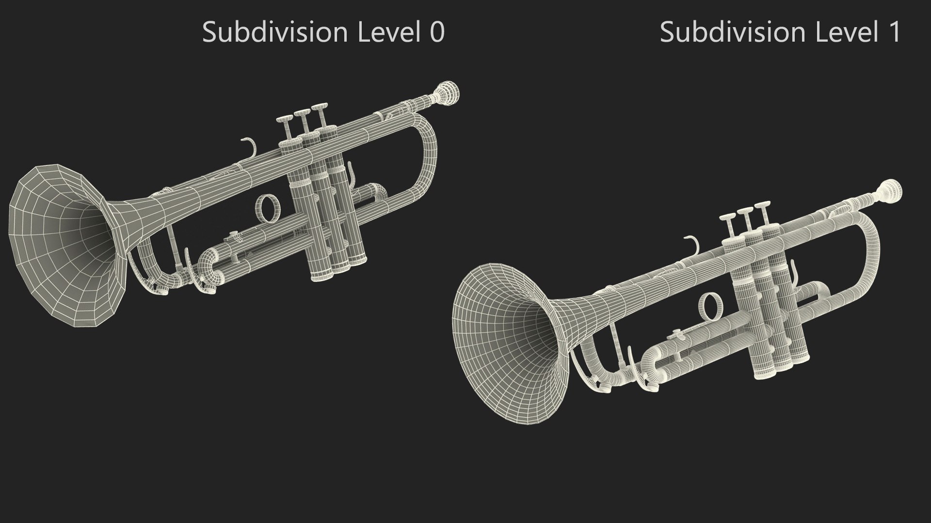 Classic Trumpet Instrument 3D - TurboSquid 2279313