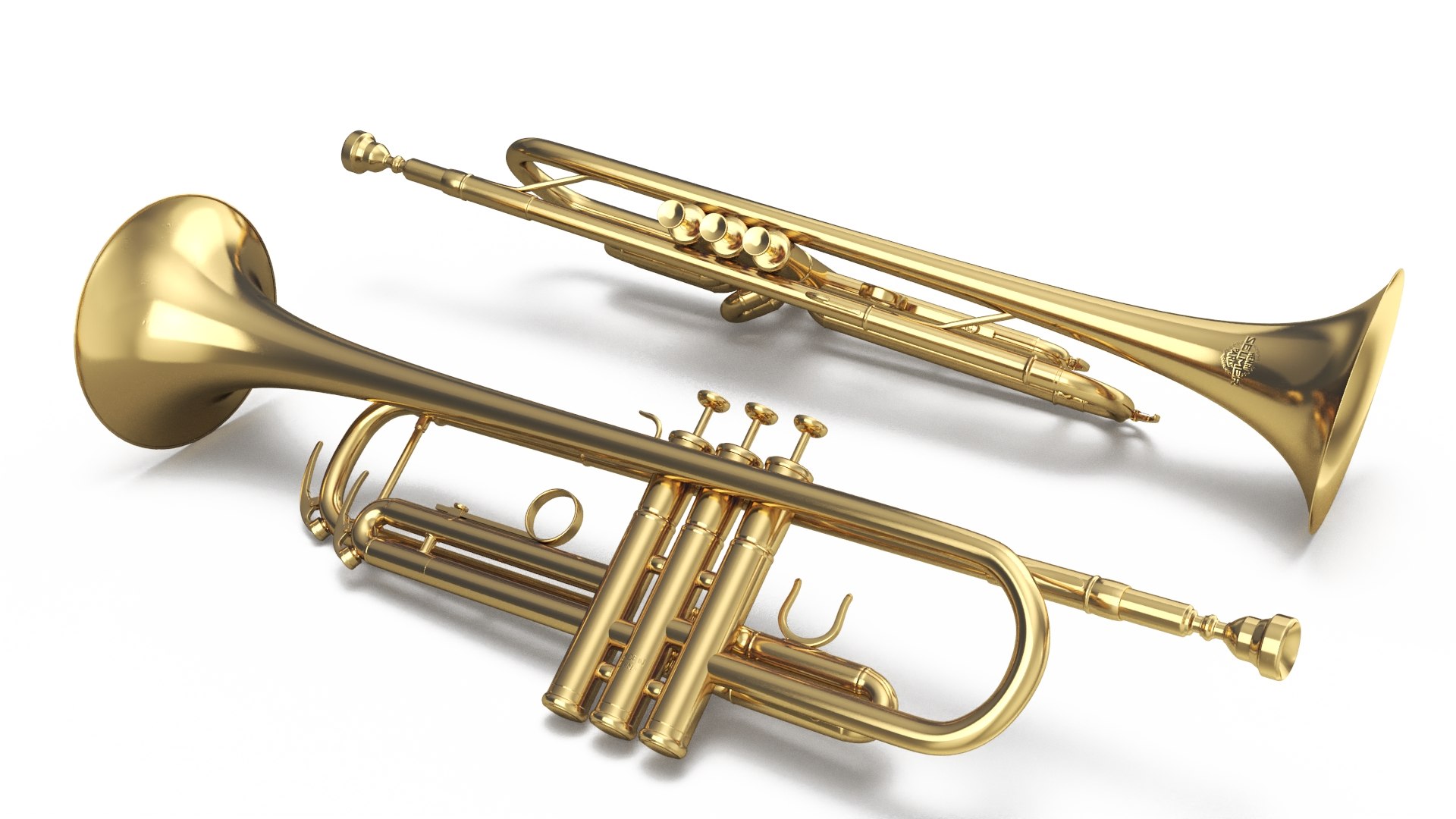 Classic Trumpet Instrument 3D - TurboSquid 2279313