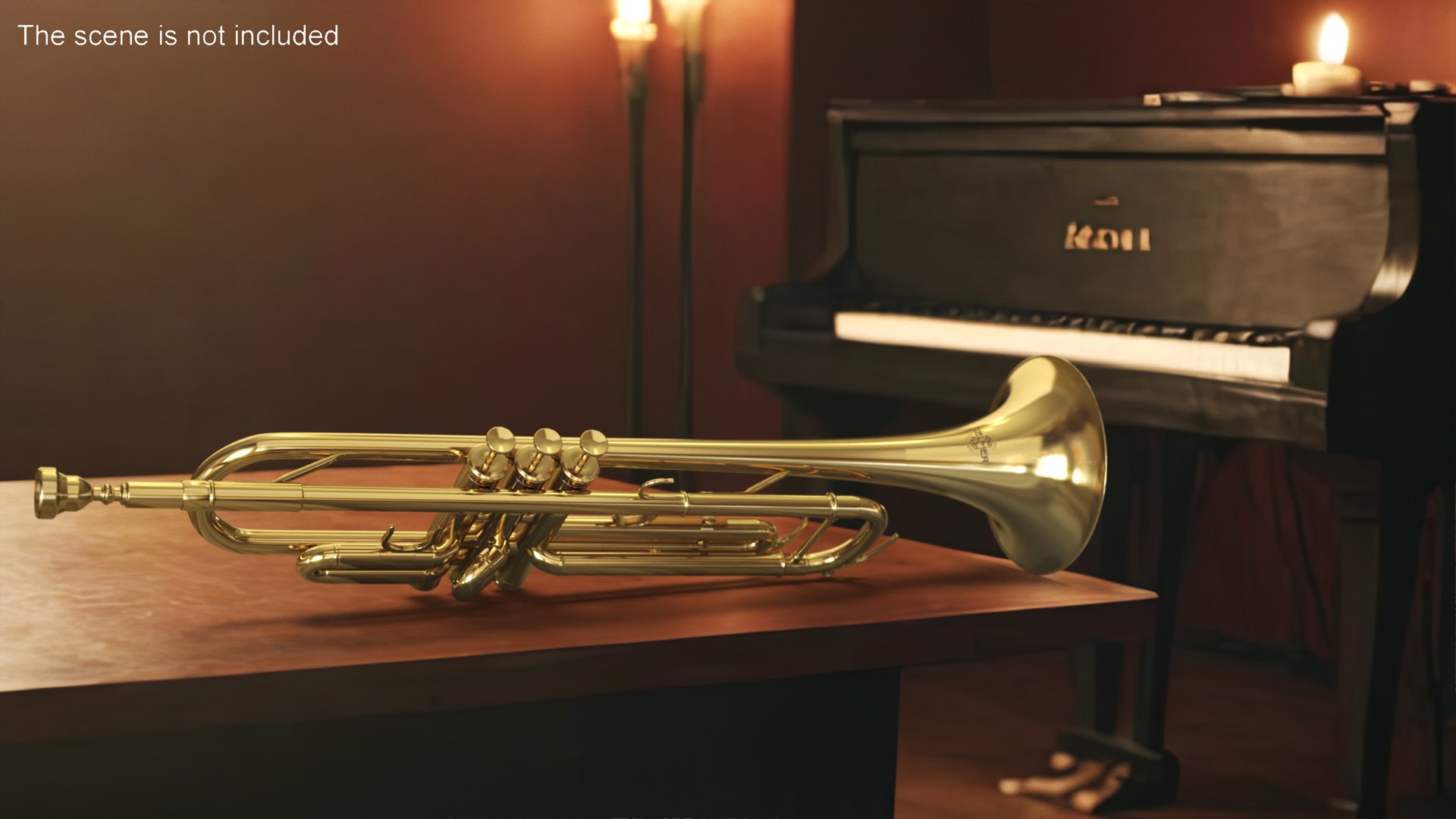 Classic Trumpet Instrument 3D - TurboSquid 2279313