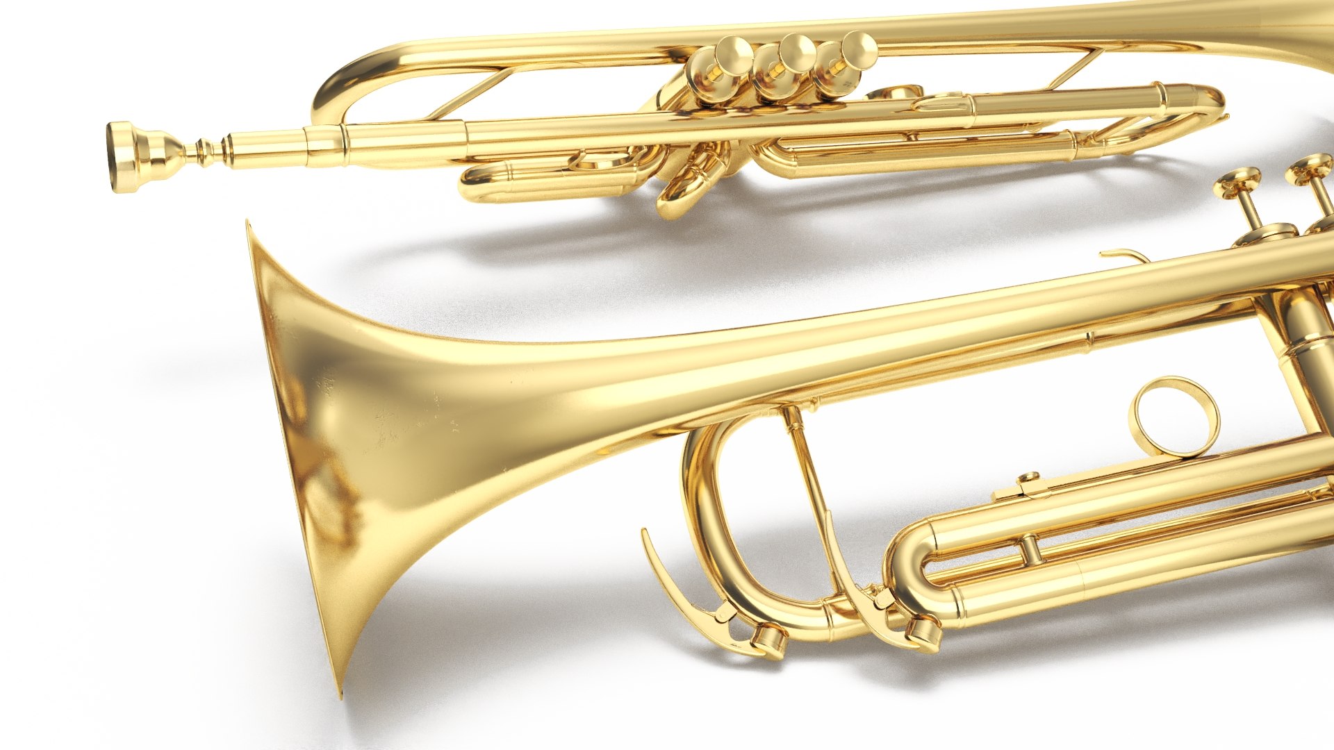 Classic Trumpet Instrument 3D - TurboSquid 2279313