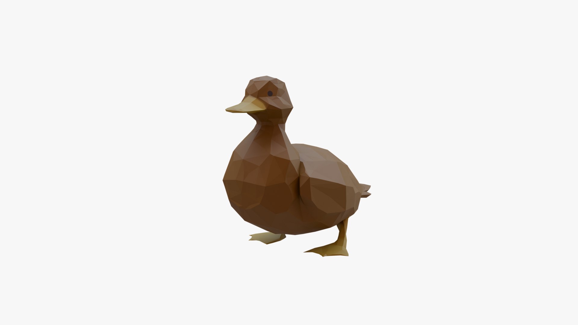 Duck Low Poly Model - TurboSquid 2429035