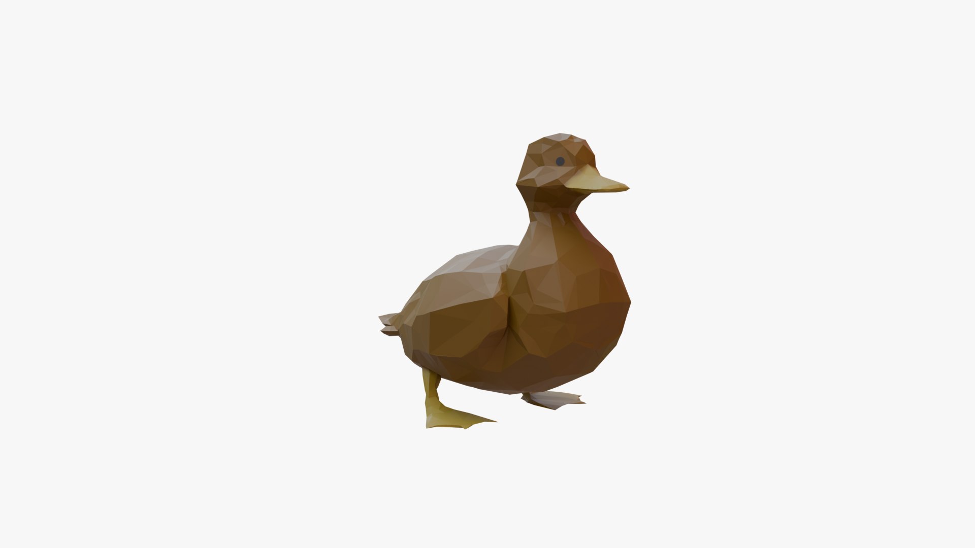Duck Low Poly Model - TurboSquid 2429035