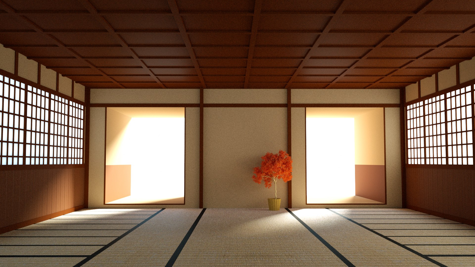 Japanese Training Dojo 3 3D Model - TurboSquid 1870402
