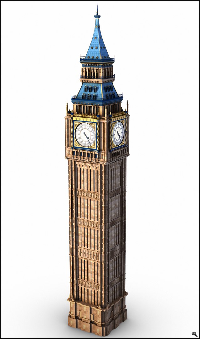 Big ben 3D model - TurboSquid 1161459