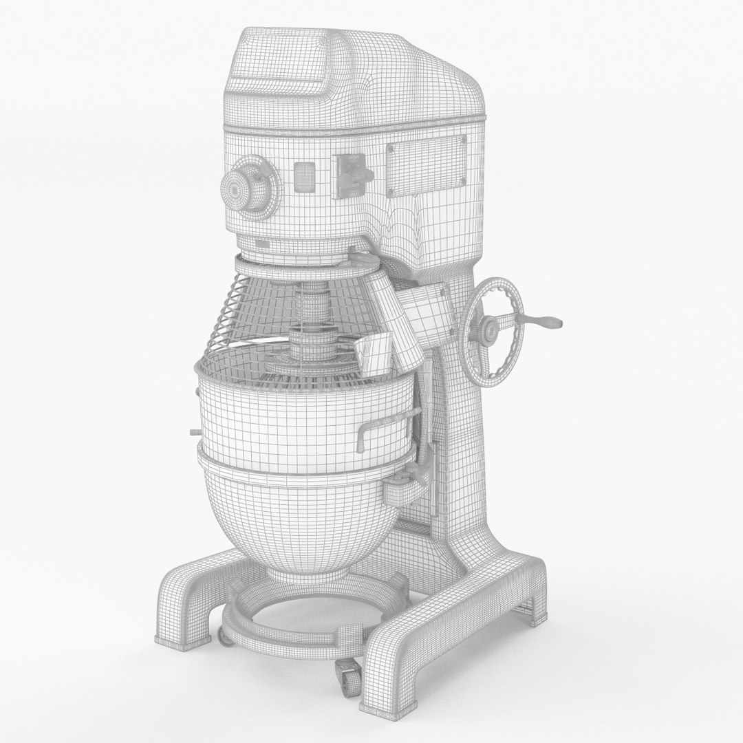 Globe SP60 Planetary Floor Mixer 3D Model - TurboSquid 2144662