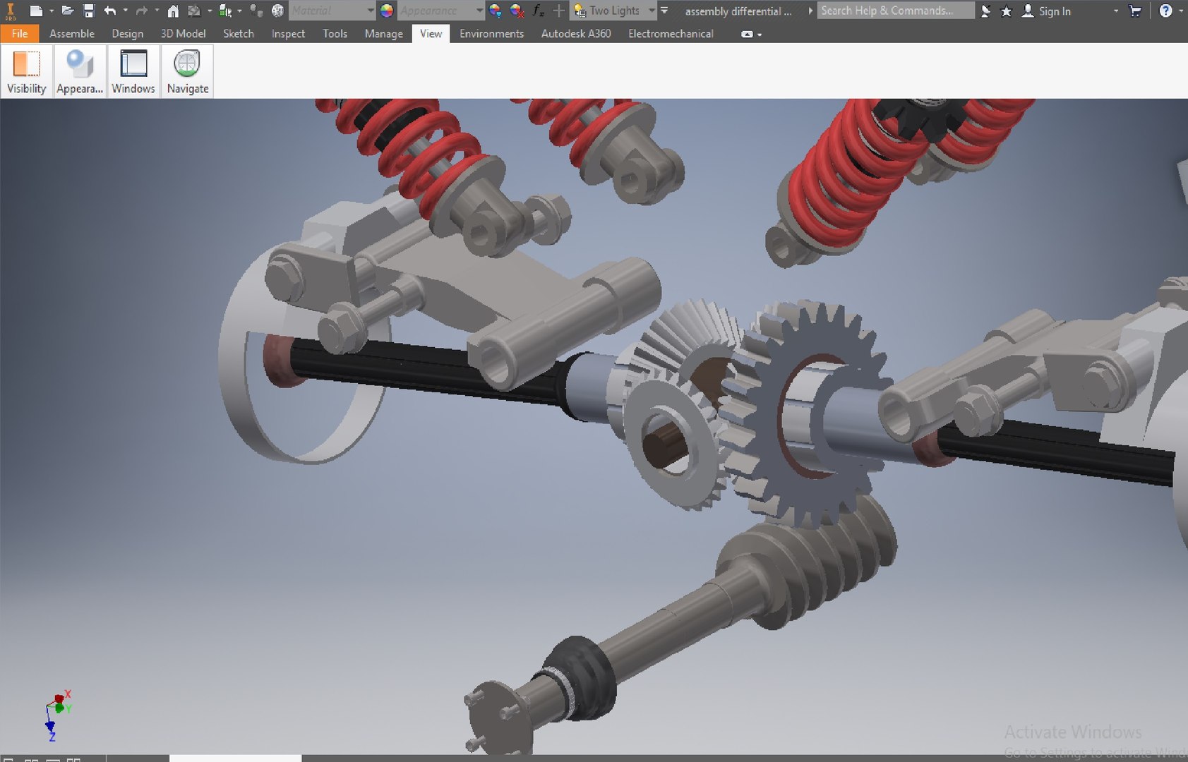 3D Differential Suspension Car Model - TurboSquid 2006102