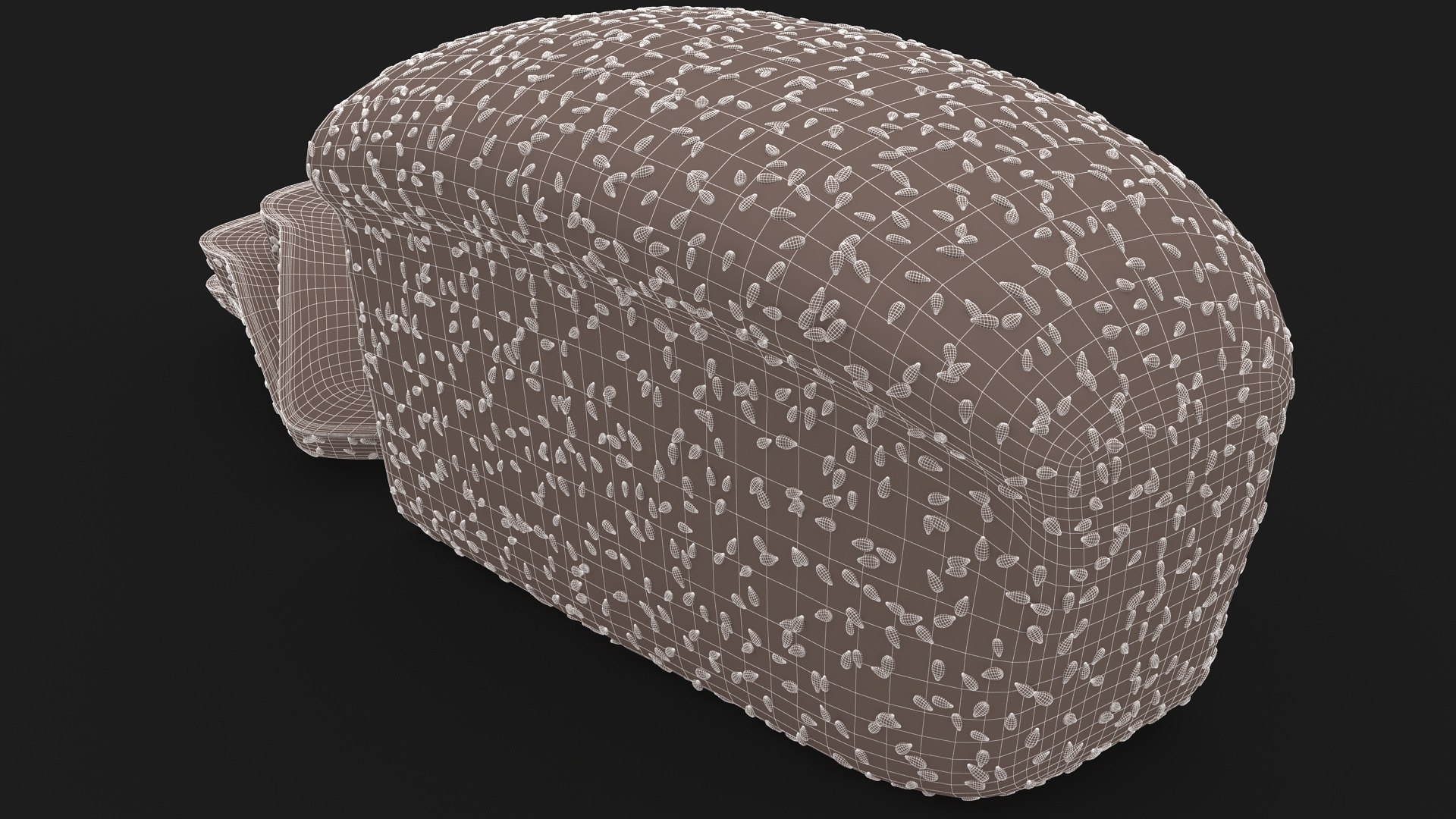Realistic Sesame Bread 3D Model - TurboSquid 1448496