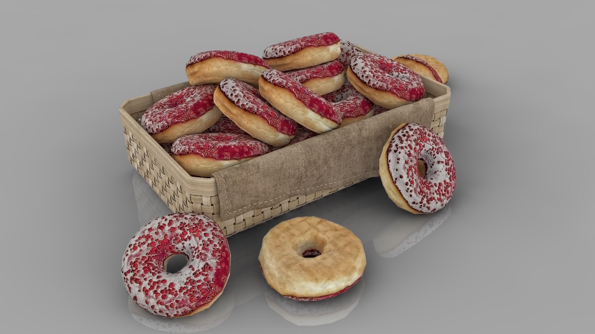 Realistic Low Poly Bread And Cookie Collection 3D Model - TurboSquid ...