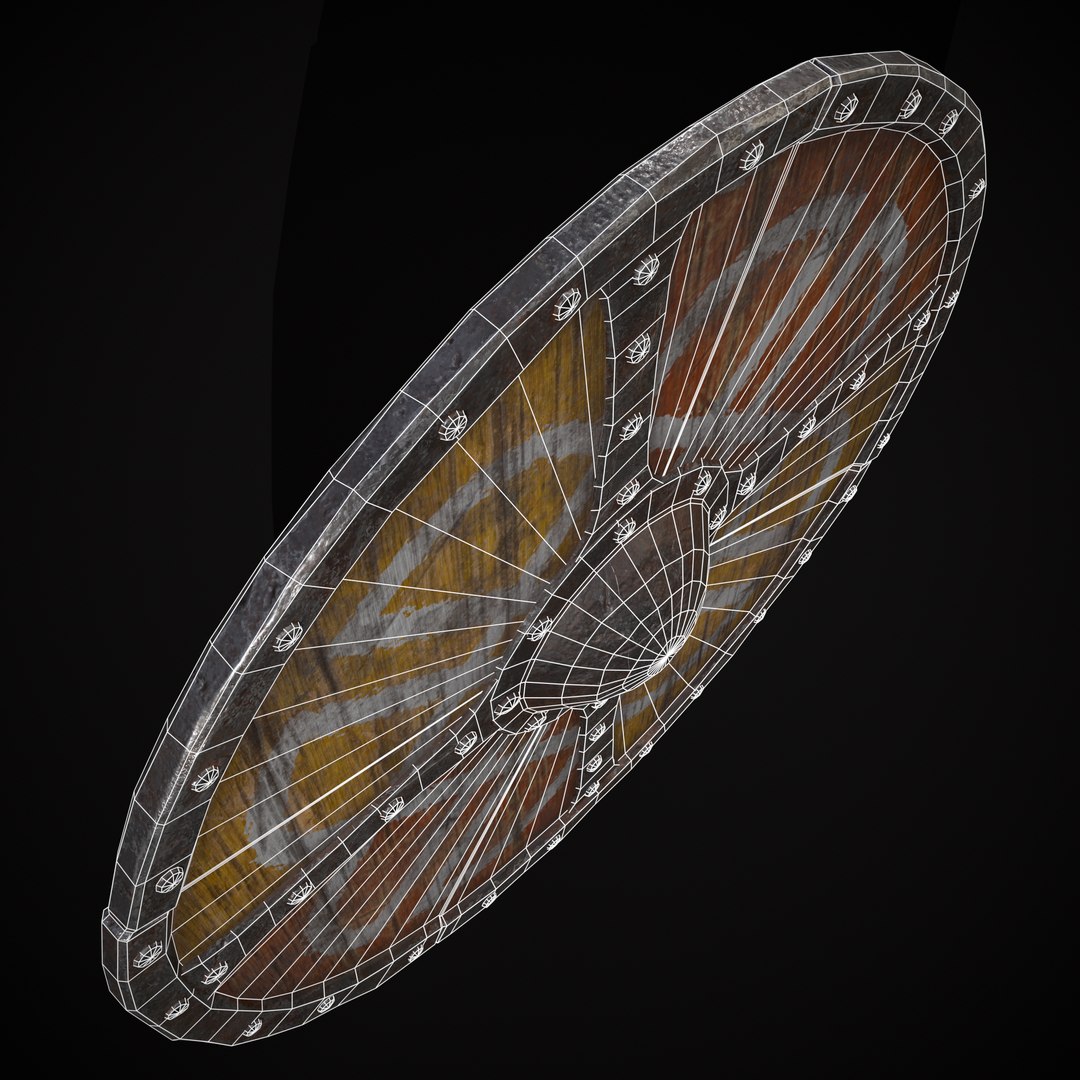 3D Viking War Shield YR - TurboSquid 2320793