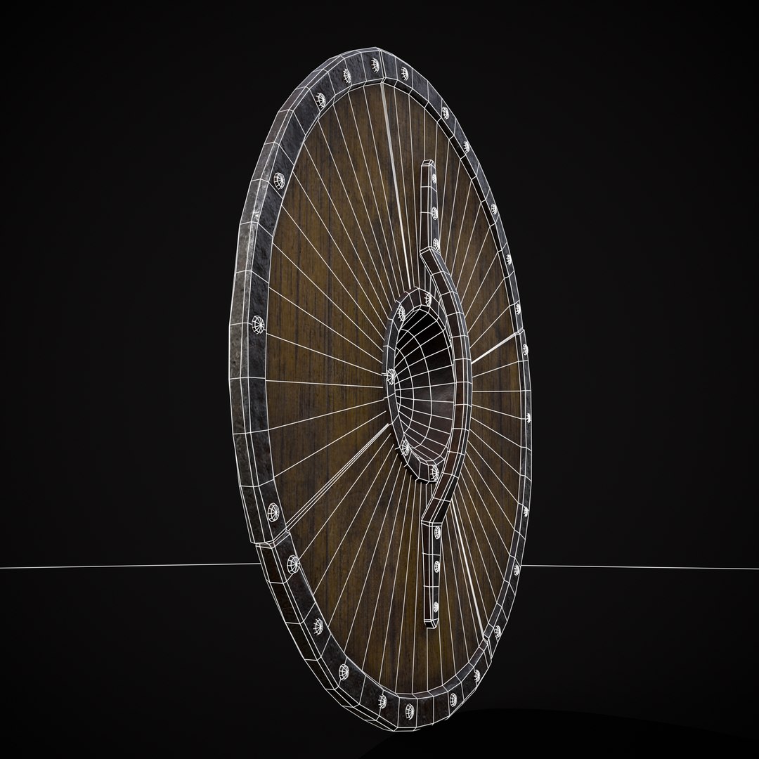 3D Viking War Shield YR - TurboSquid 2320793