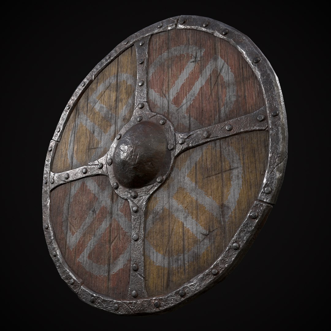 3D Viking War Shield YR - TurboSquid 2320793