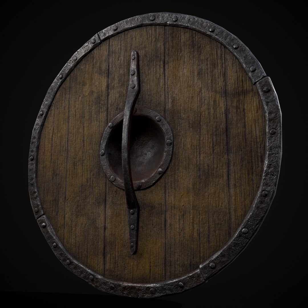 3D Viking War Shield YR - TurboSquid 2320793