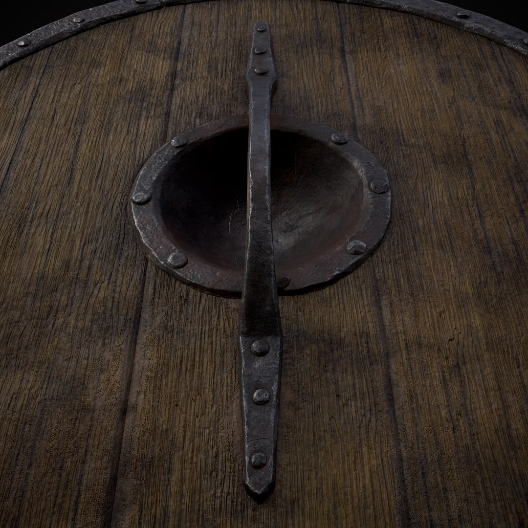 3D Viking War Shield YR - TurboSquid 2320793