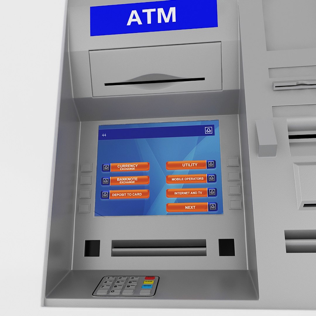 Atm Bank 3d Model