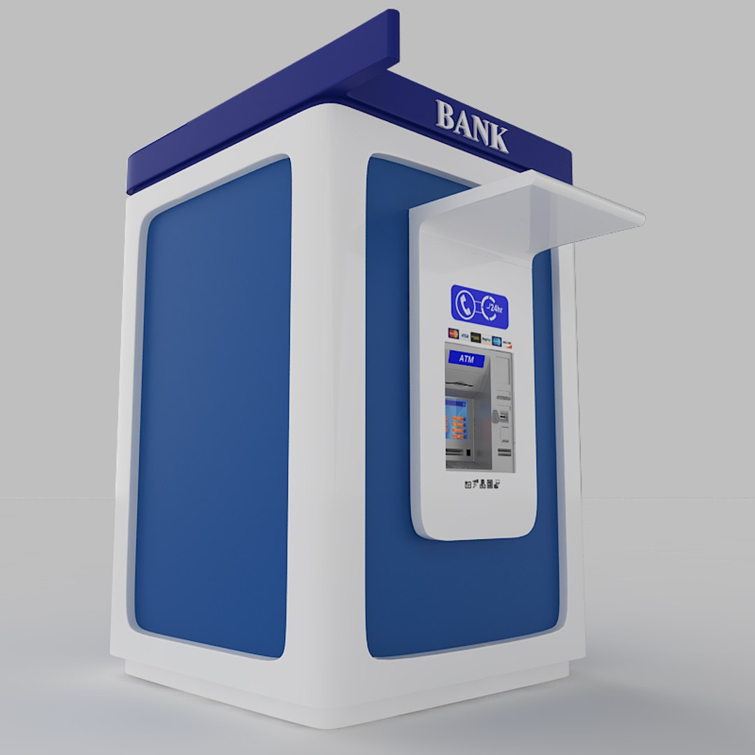 Atm Bank 3d Model