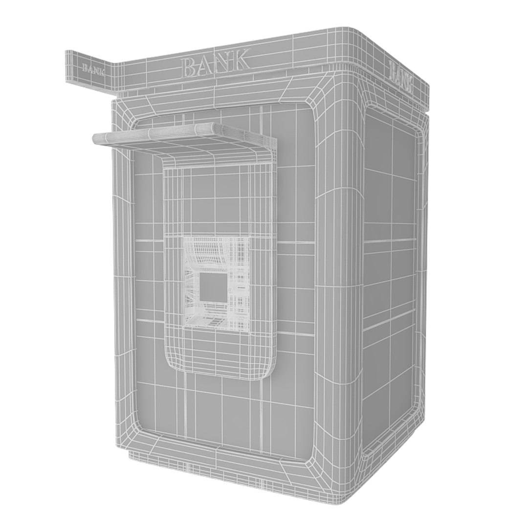 Atm Bank 3d Model