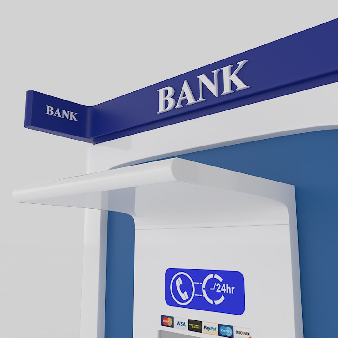 Atm Bank 3d Model