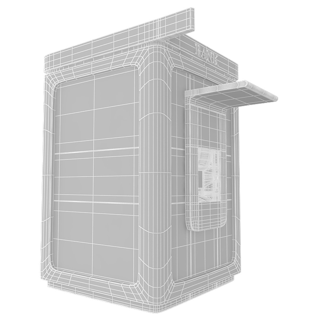 Atm Bank 3d Model