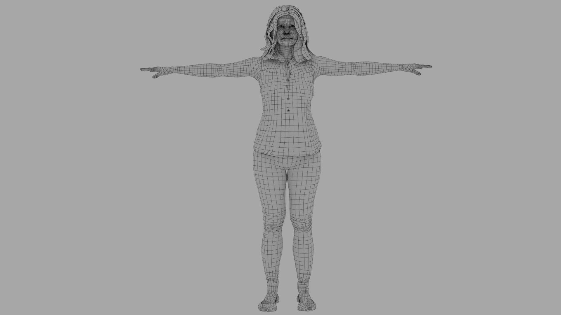 Female Character 3D Model - TurboSquid 1631337