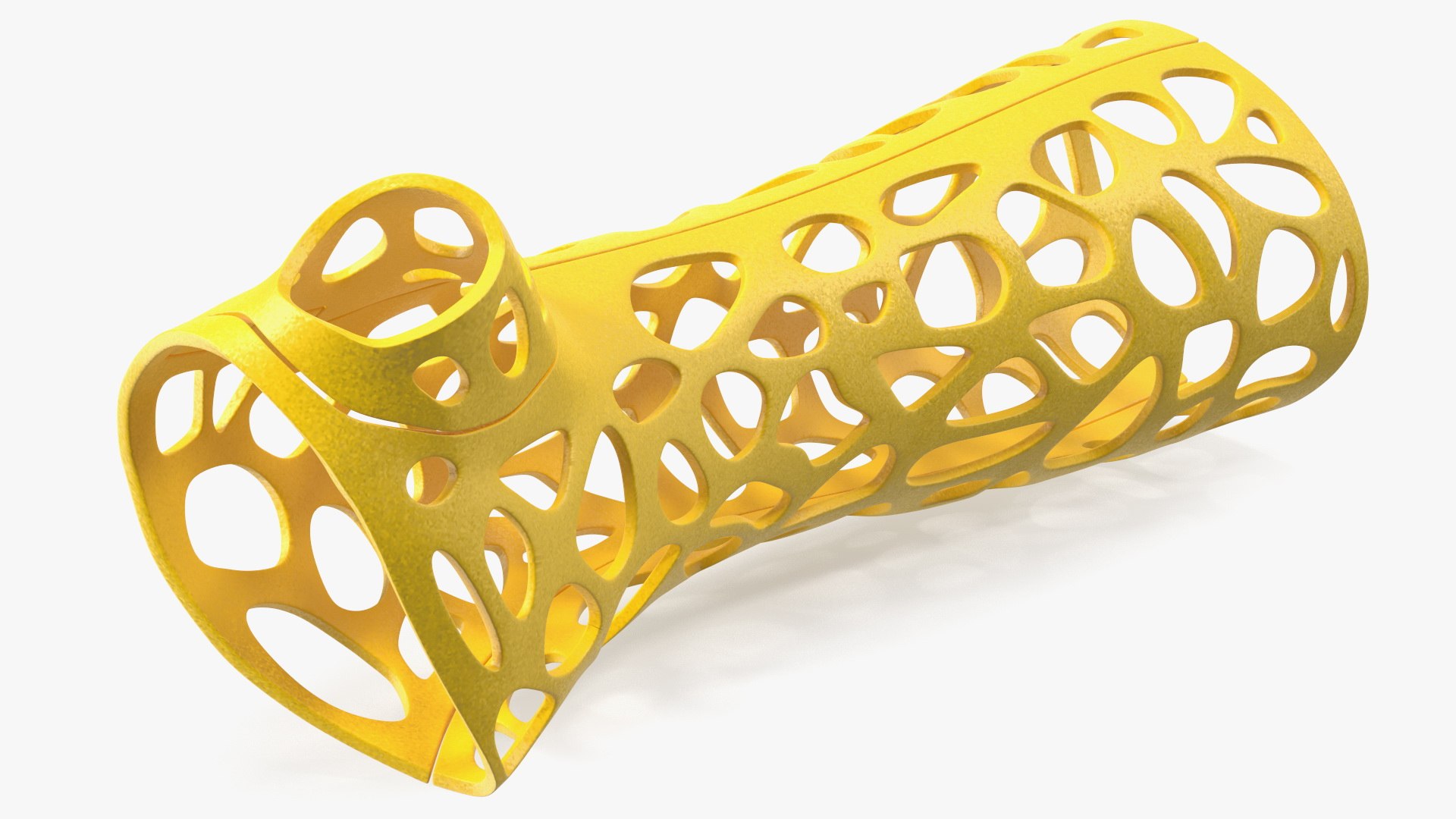 3D model 3D-Printed Orthopedic Cast Hand Yellow - TurboSquid 1900349