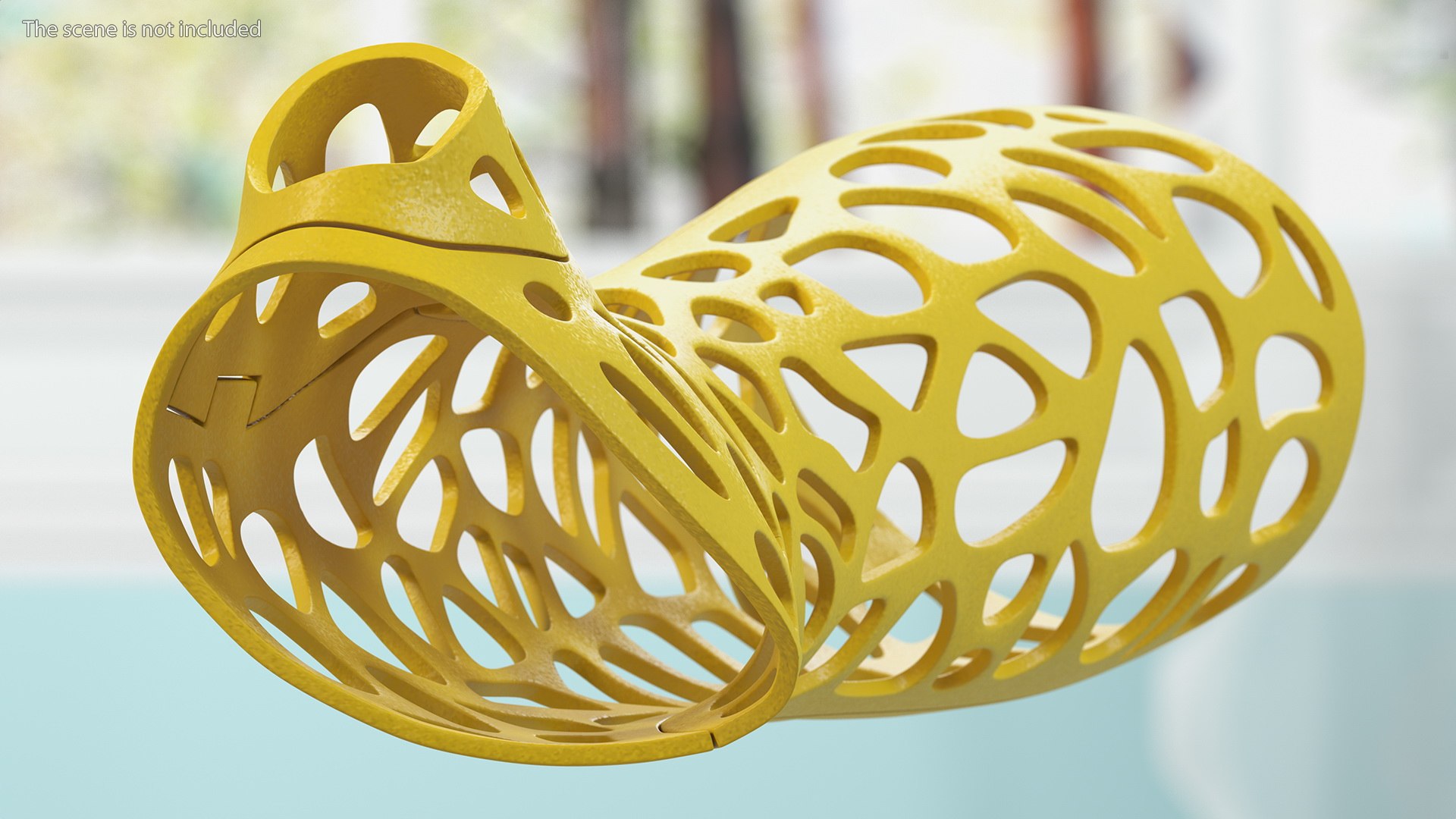3D Model 3D-Printed Orthopedic Cast Hand Yellow - TurboSquid 1900349