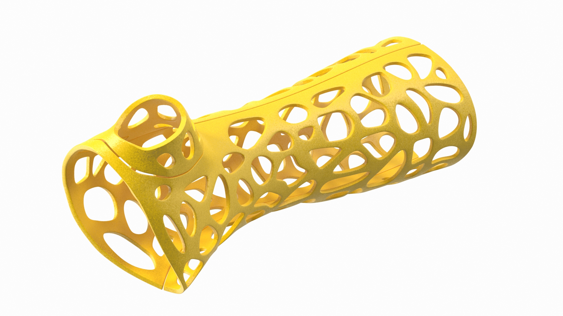 3D Model 3D-Printed Orthopedic Cast Hand Yellow - TurboSquid 1900349