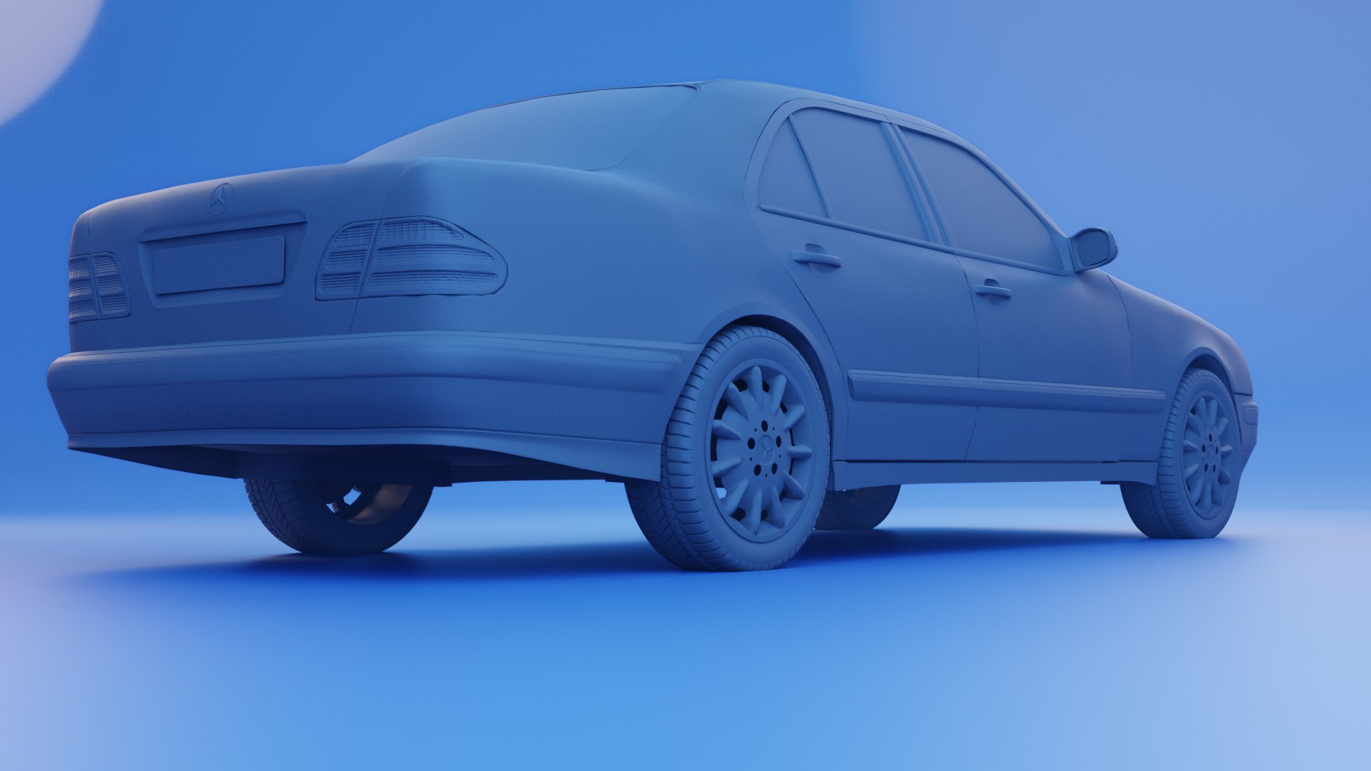 Mercedes W210 3D Model - TurboSquid 1975439