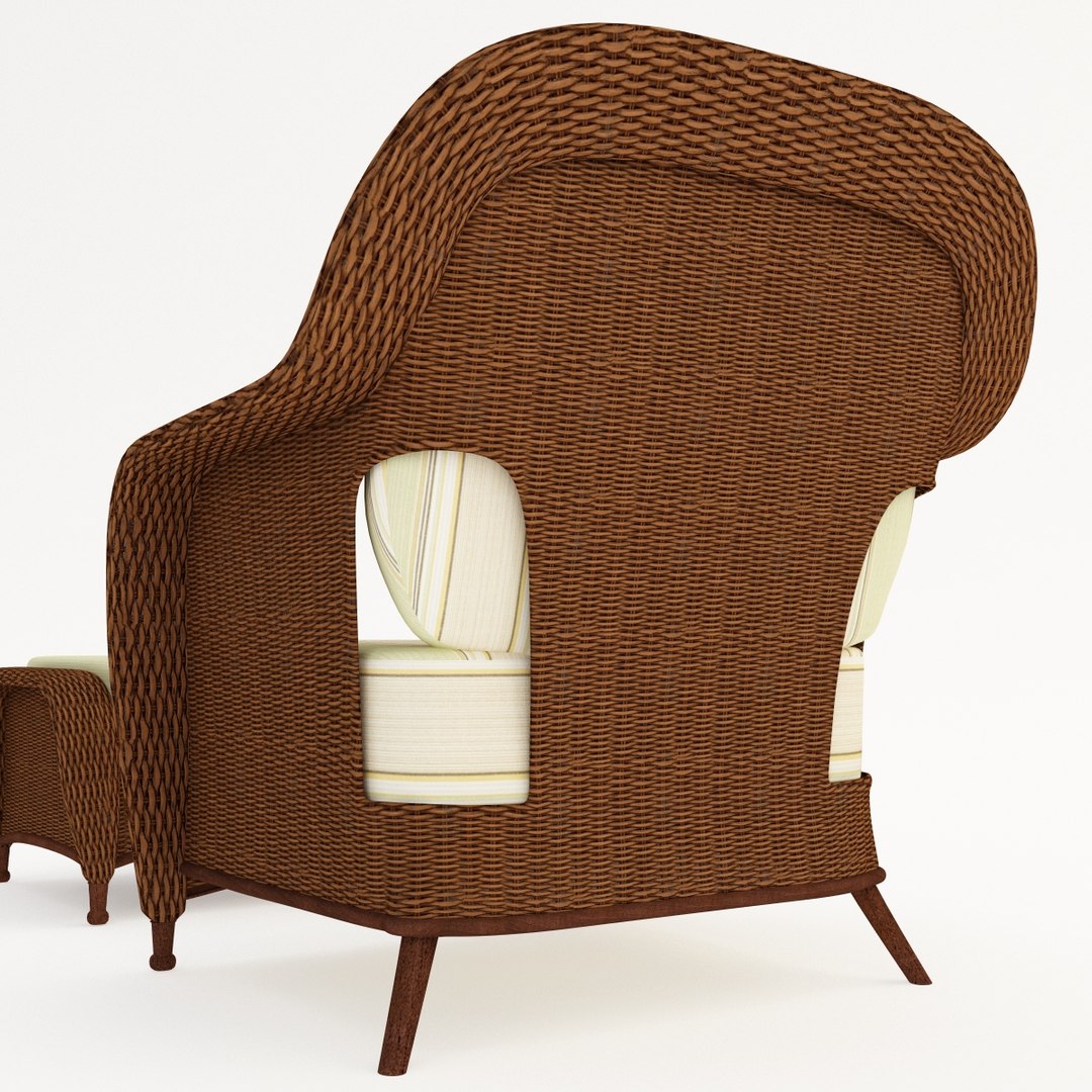 3ds Max Outdoor Rattan Armchair Chair