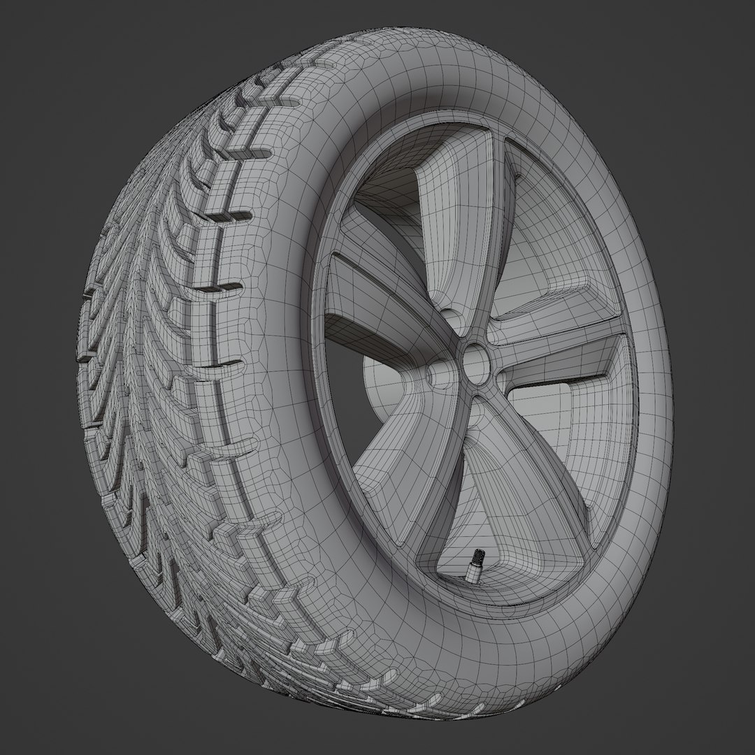 3D Wheel model - TurboSquid 2093855