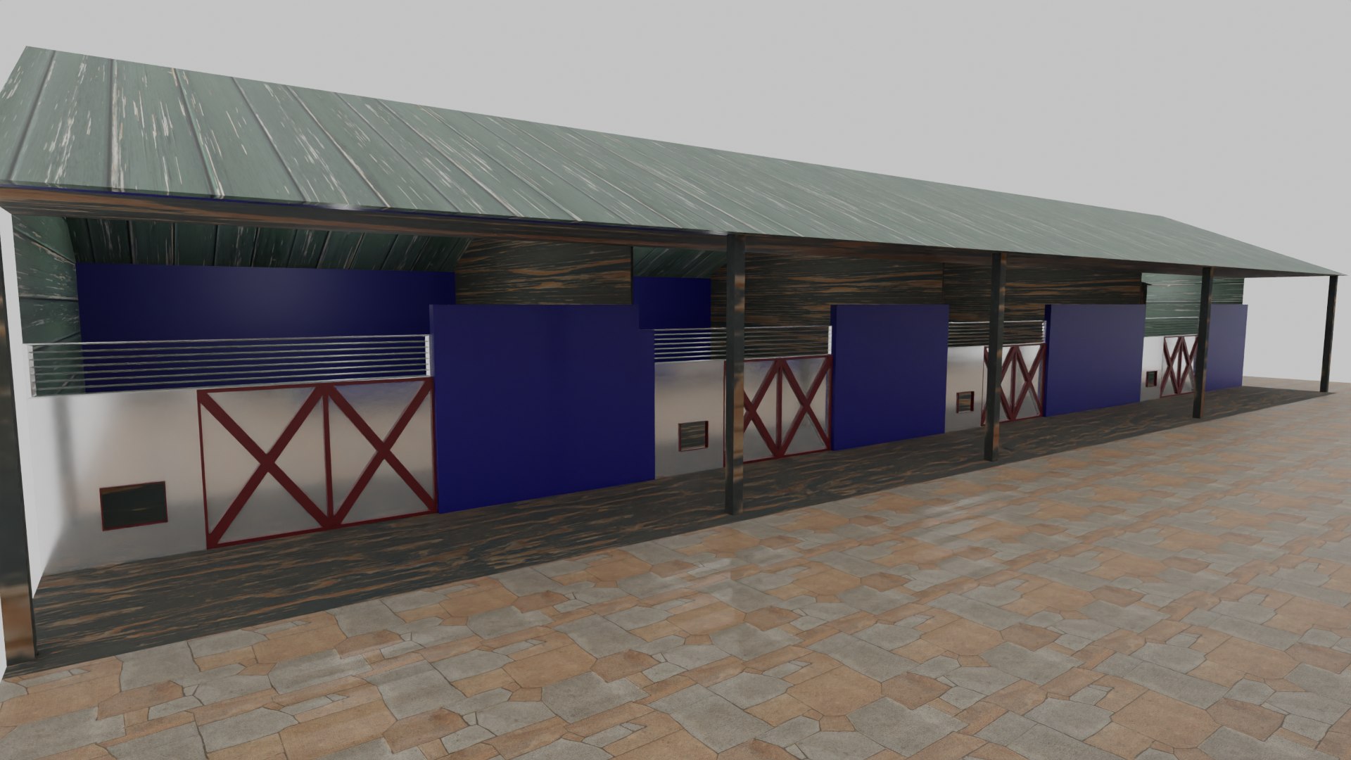 3D Horse Stable - TurboSquid 2159154