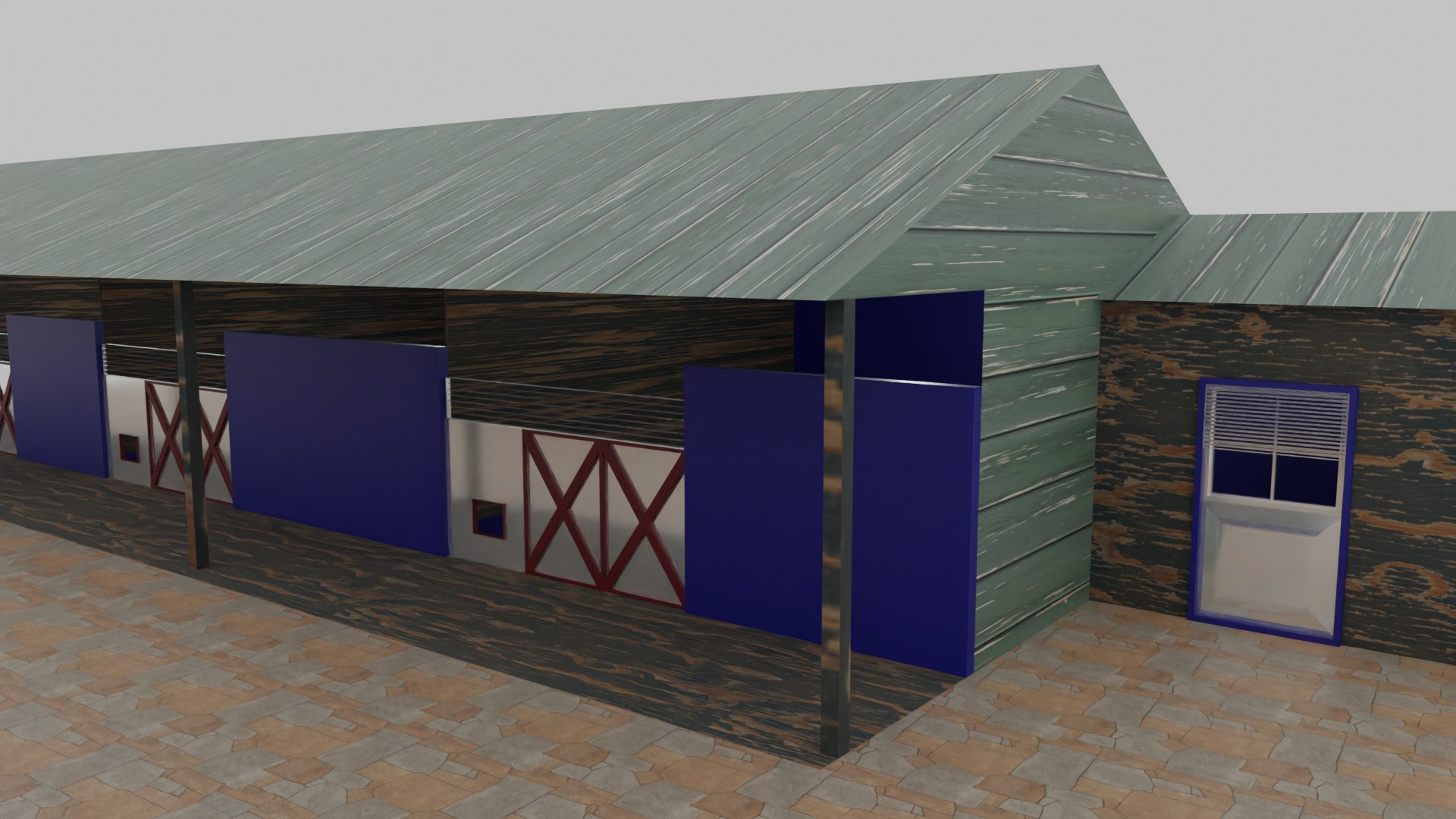 3D Horse Stable - TurboSquid 2159154