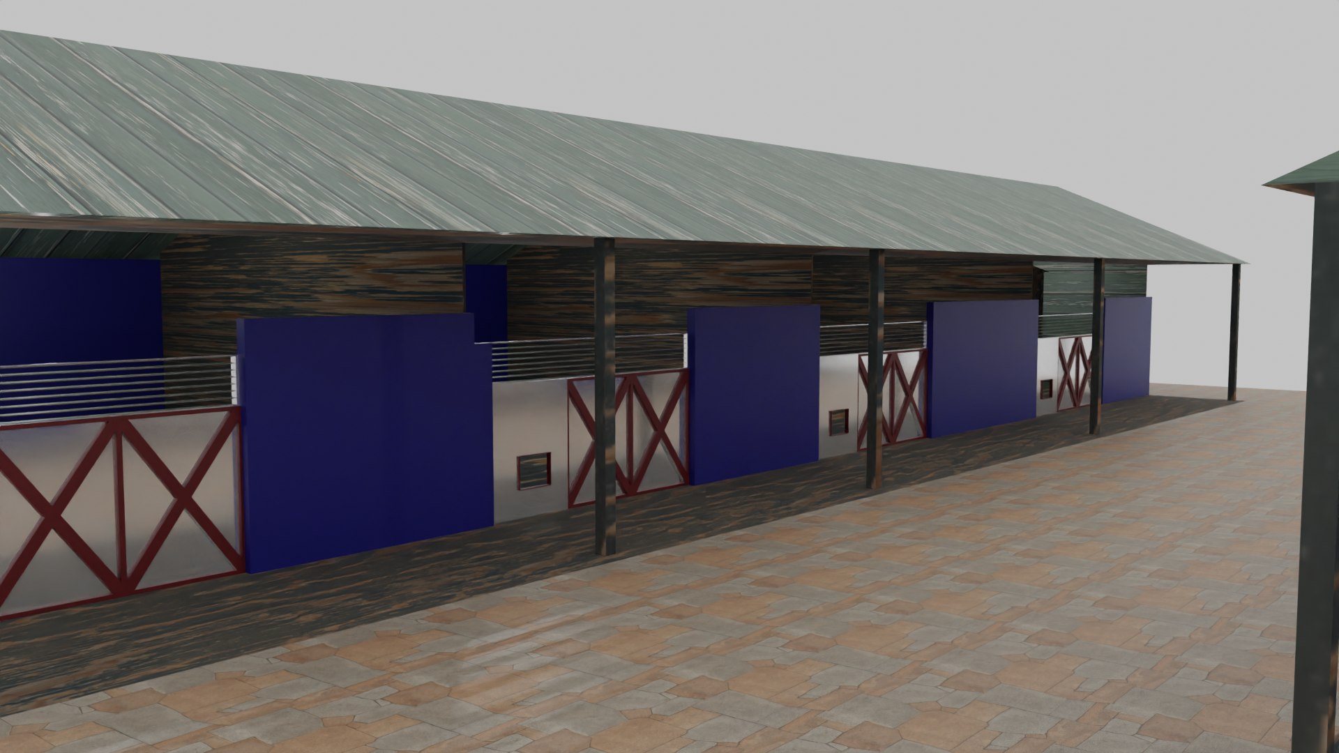 3D Horse Stable - TurboSquid 2159154