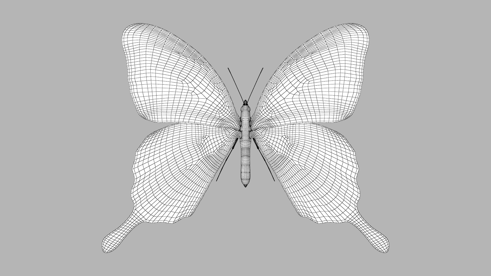 3D Paper Handkerchief Butterfly Model - TurboSquid 1578757