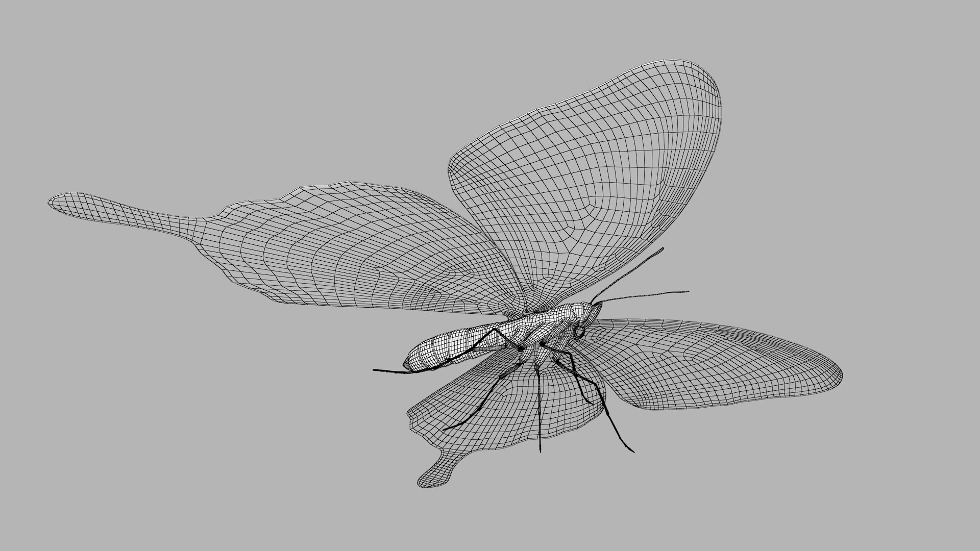 3D Paper Handkerchief Butterfly Model - TurboSquid 1578757