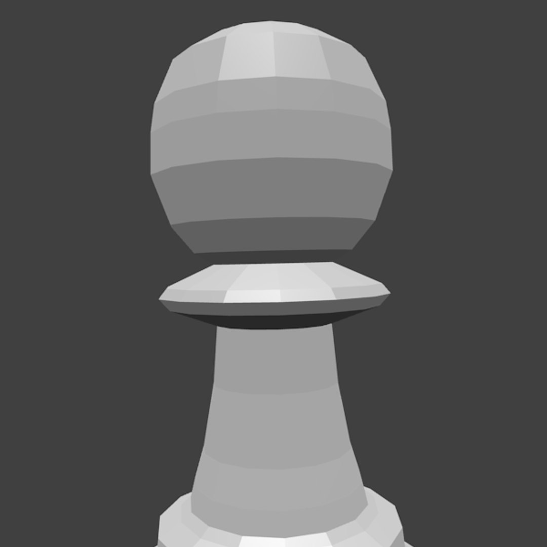 free chess pawn 3d model