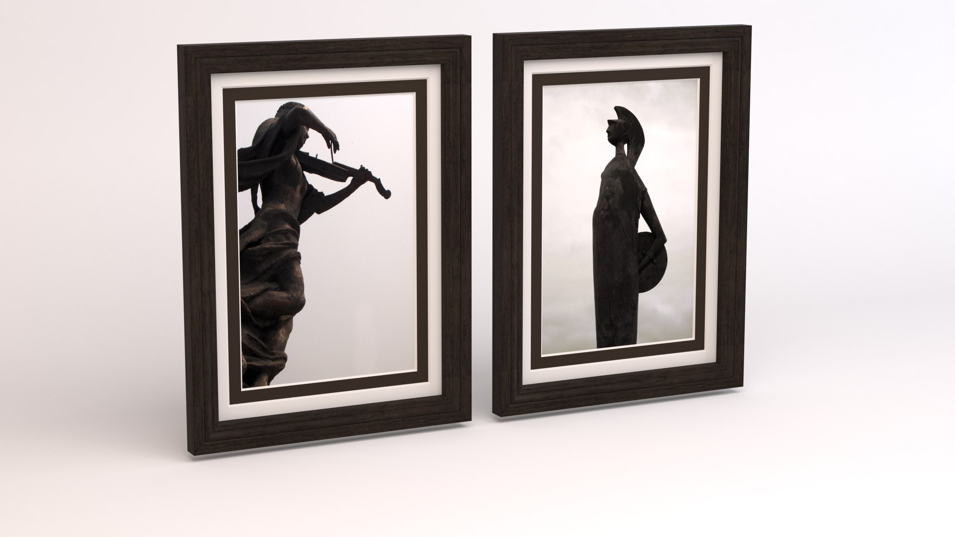 Framed Art Dual Matte 3D - TurboSquid 1569323
