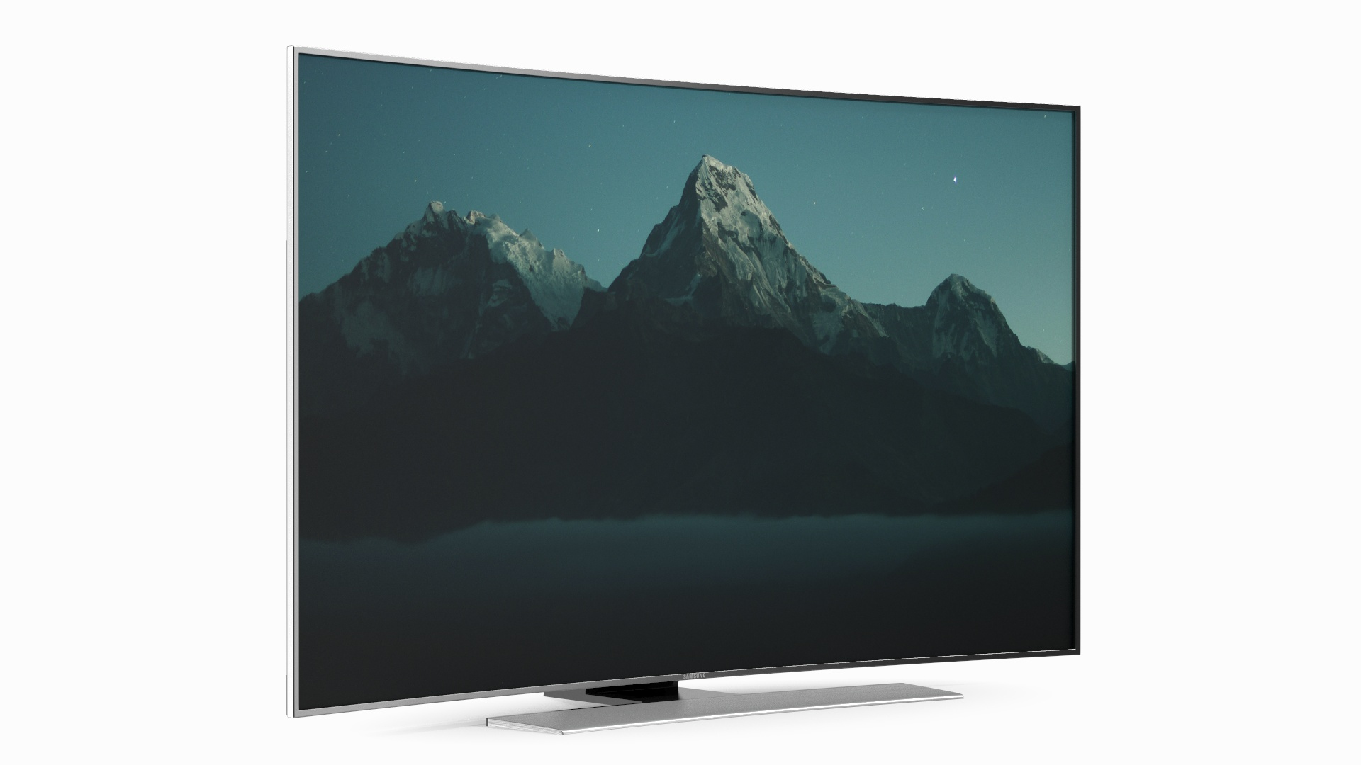 Curved LED Tv Samsung 3D Model - TurboSquid 2220557