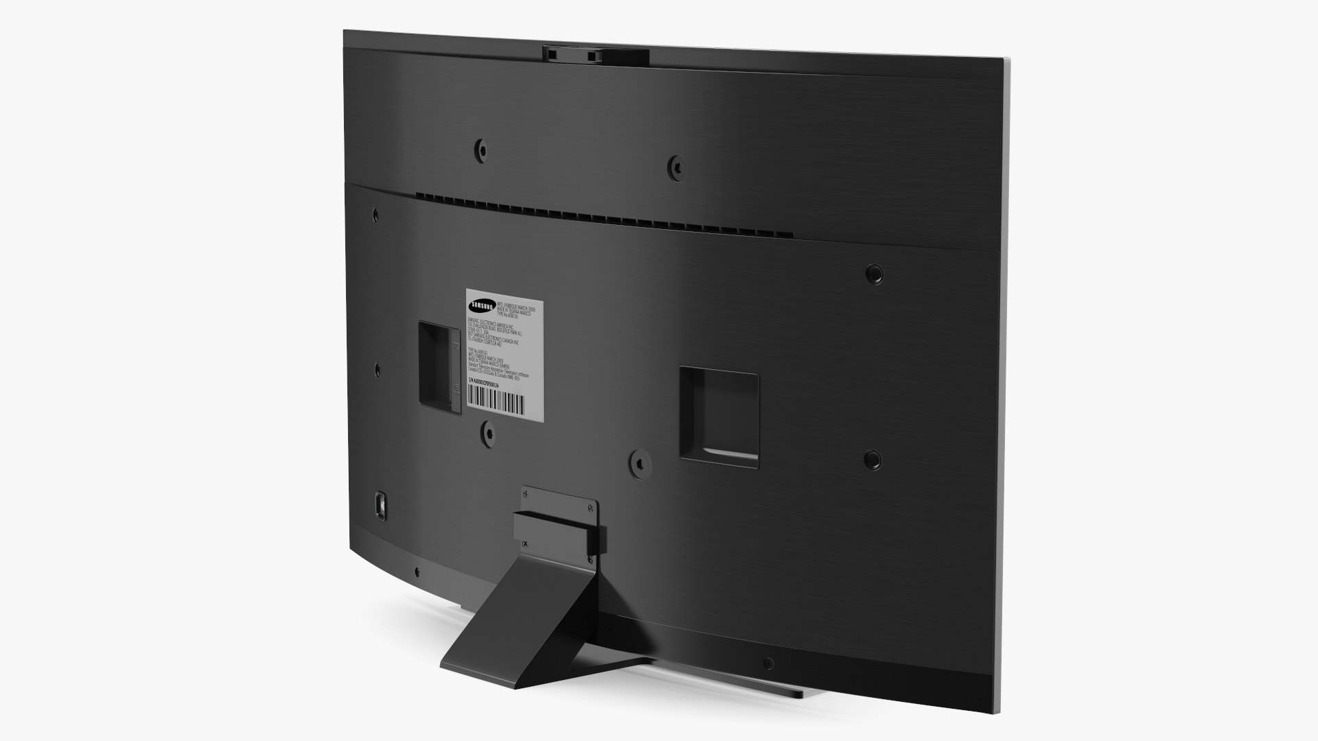 Curved LED Tv Samsung 3D Model - TurboSquid 2220557