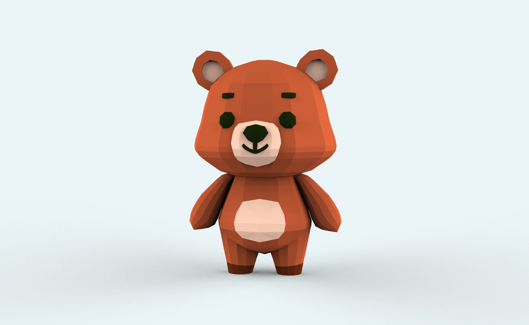 3D Character B100 Bear Cute - TurboSquid 2253058