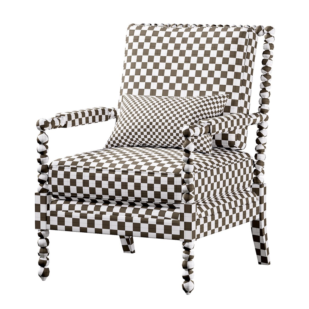 3D Spindle Chair Model - TurboSquid 2250970