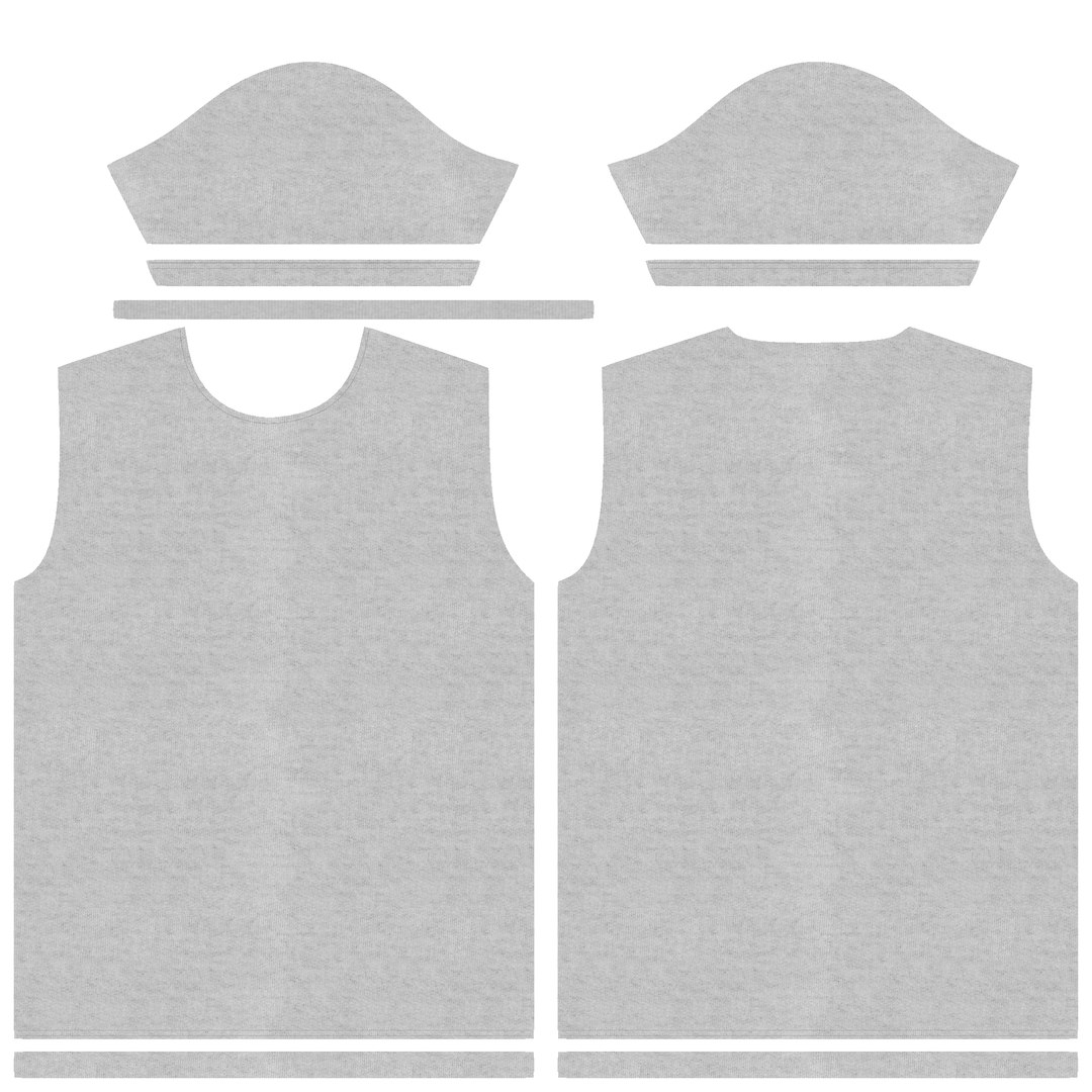 3D Model Basic Regular T-shirt In Low Poly - TurboSquid 2378005