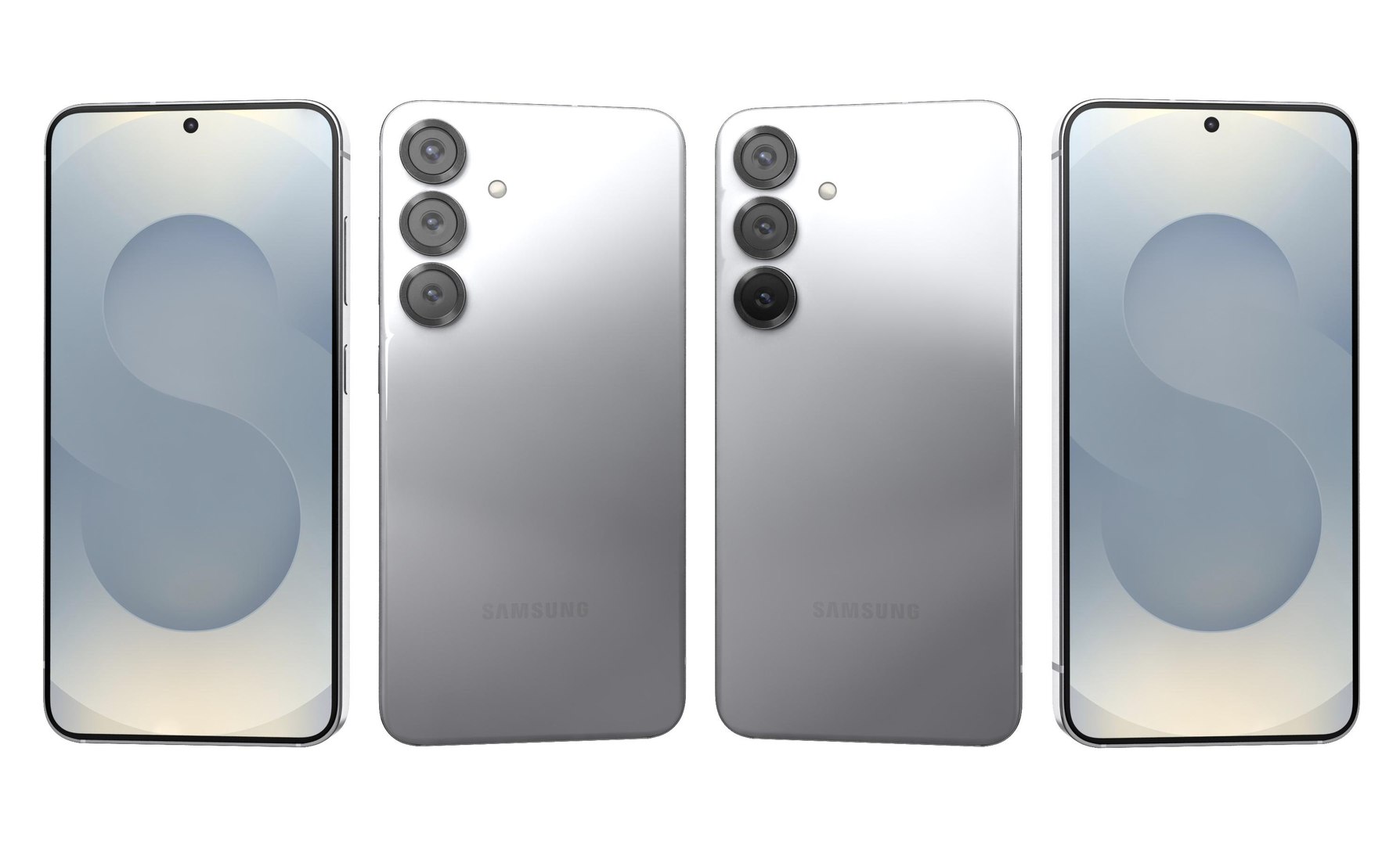 3D Samsung Galaxy S25 Silver Shadow - TurboSquid 2345726
