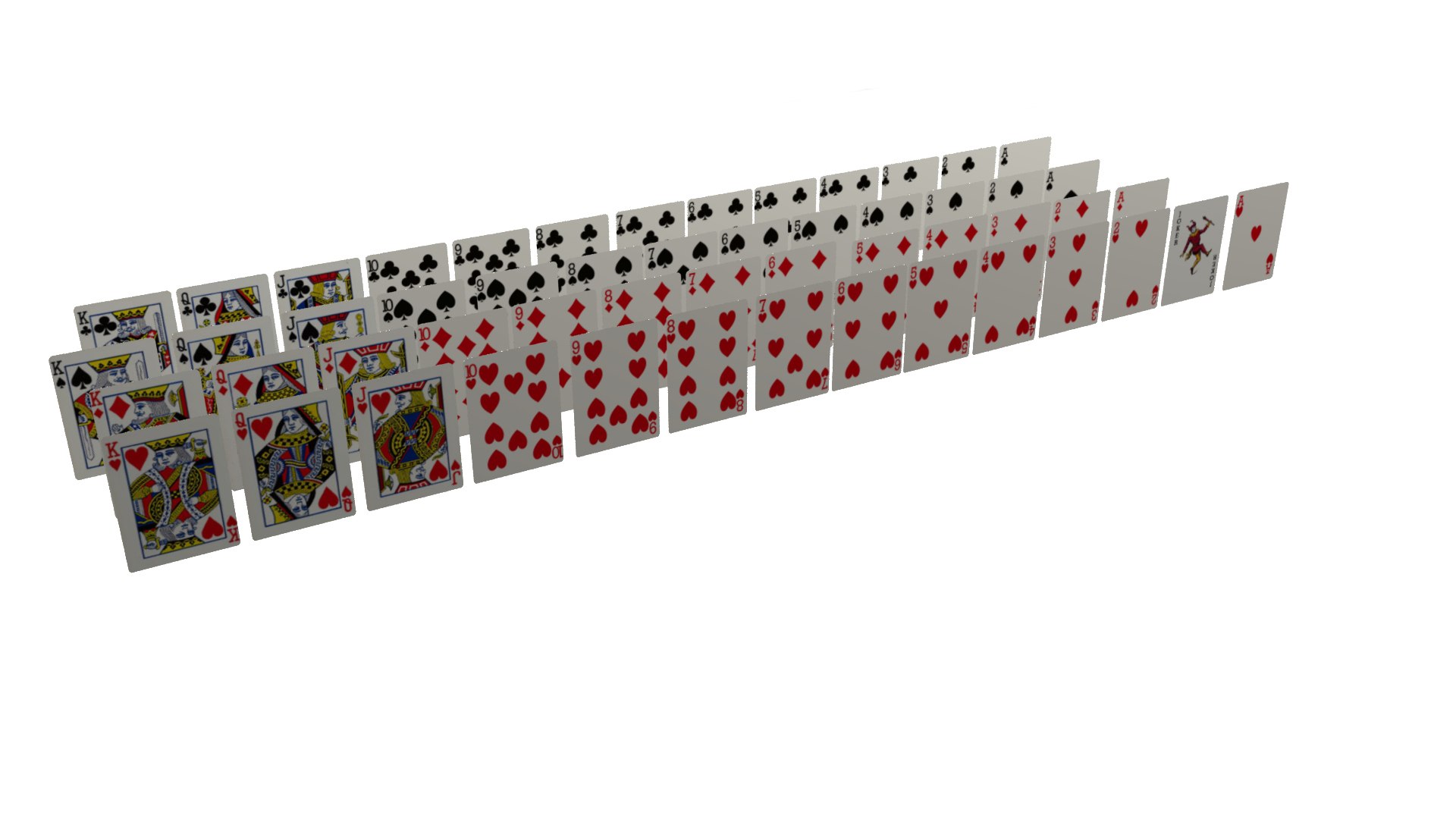 3D Playing Cards Deck - TurboSquid 1269315